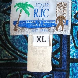 RJC Hawaiian | Shirts | Vintage Authentic Rjc Aloha Shirt Made In ...
